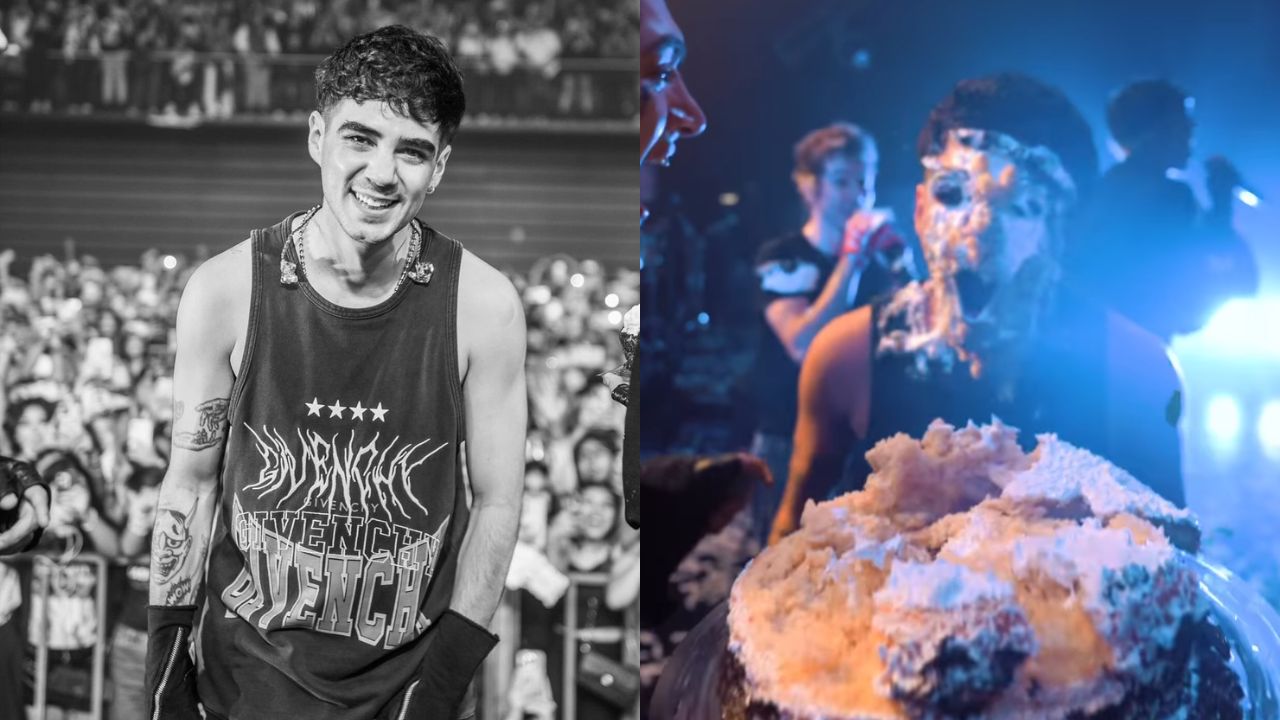 Jos Canela CD9 celebra su cumpleaños con pastelazo