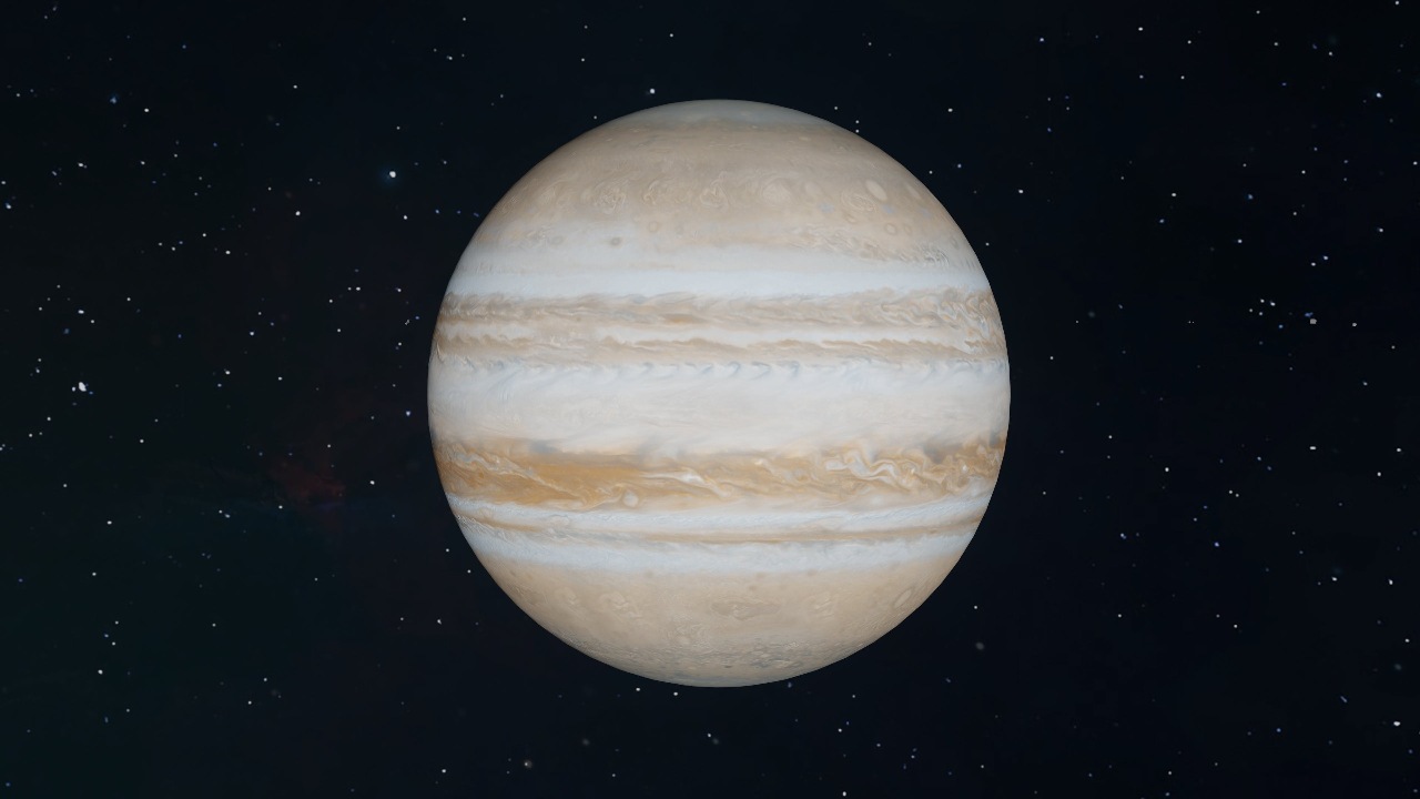 NASA capta un rostro fantasmal en el planeta Júpiter