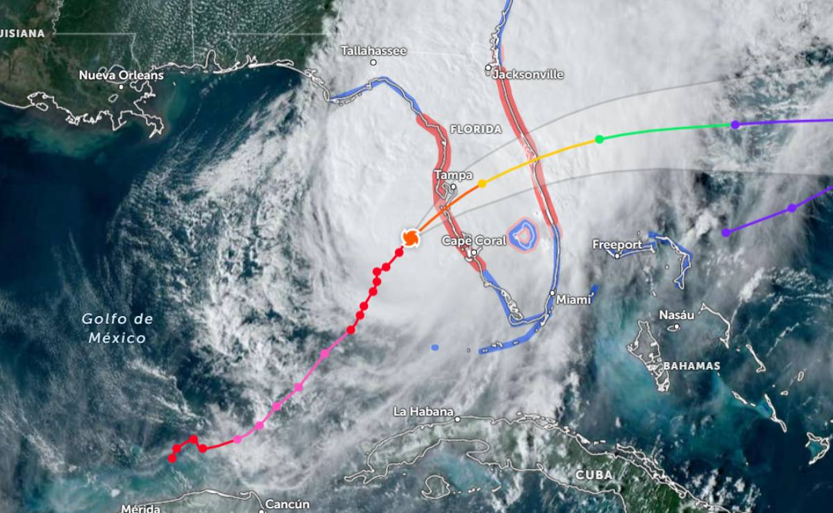 Huracán Milton: ¿A qué hora tocará tierra en Florida, Estados Unidos?