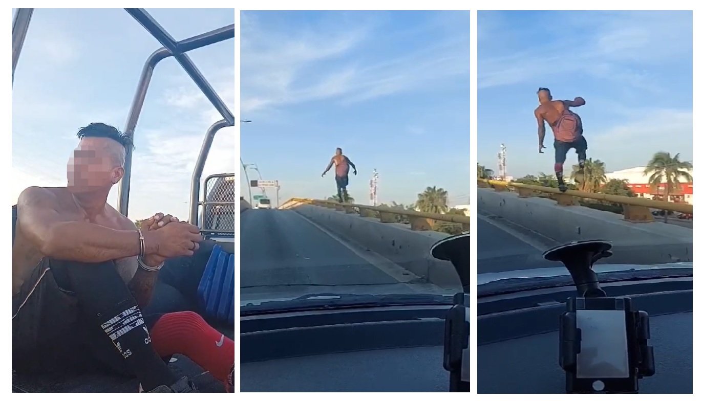 Quería aventarse desde un puente en Quintana Roo