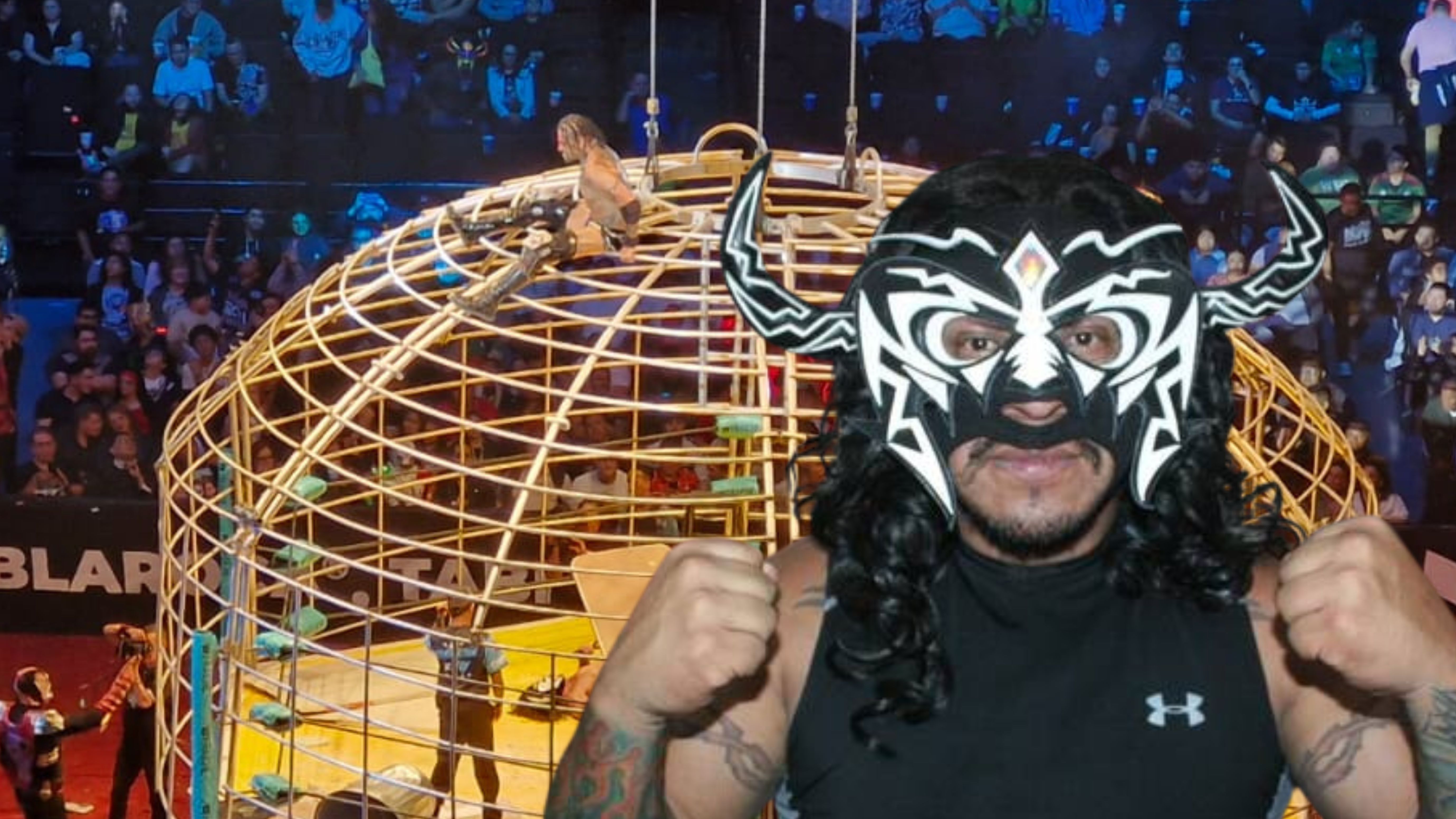 Psicosis pierde la máscara a manos de Cibernético en el Domo de la ...