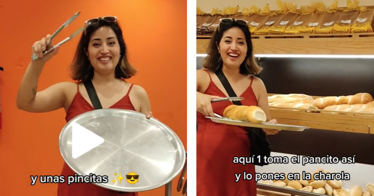 Chilena se sorprende de cómo compran pan los mexicanos