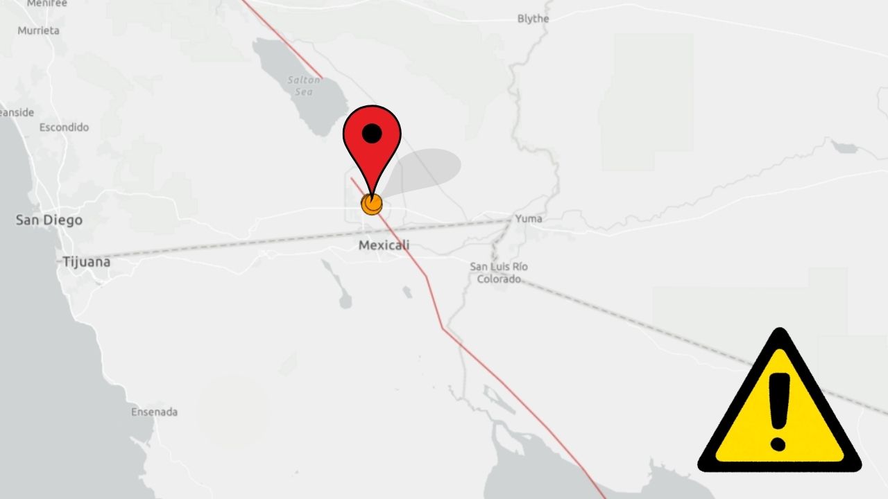 Sismo de 4.4 en la frontera de Mexicali sacude la madrugada de hoy 15 ...