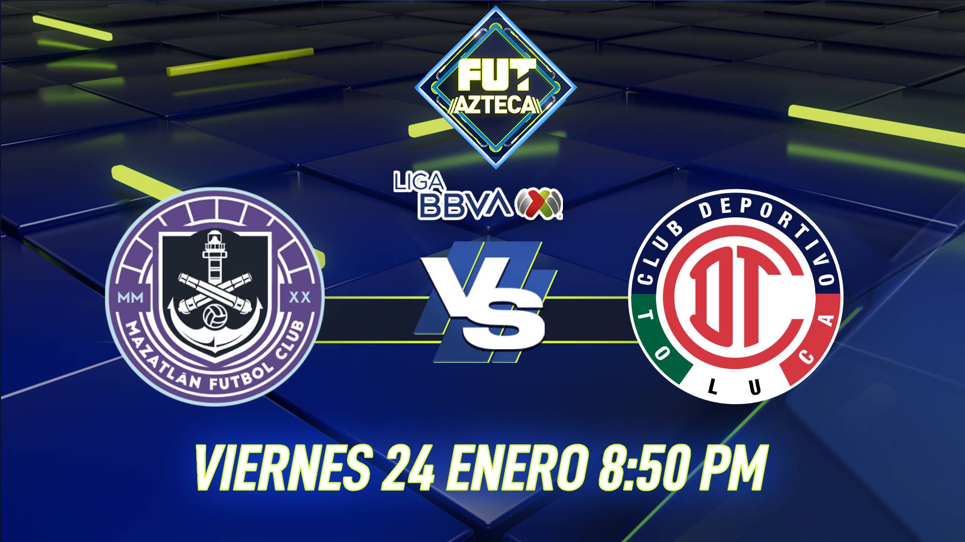 Mazatlán vs Toluca| Liga BBVA MX | Jornada 3 | Clausura 2025