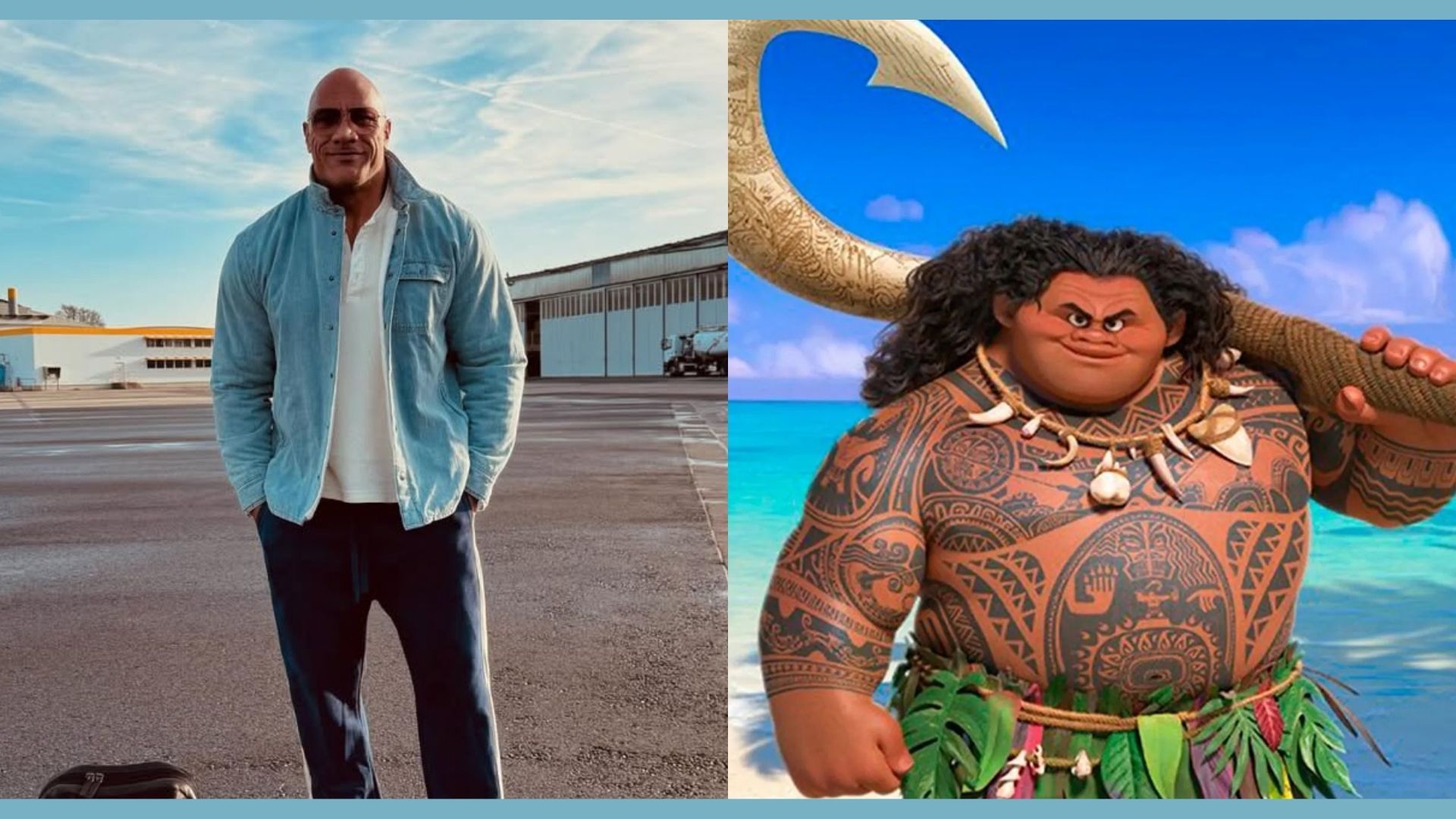 Moana: Se filtran imágenes de Dwayne Johnson como Maui