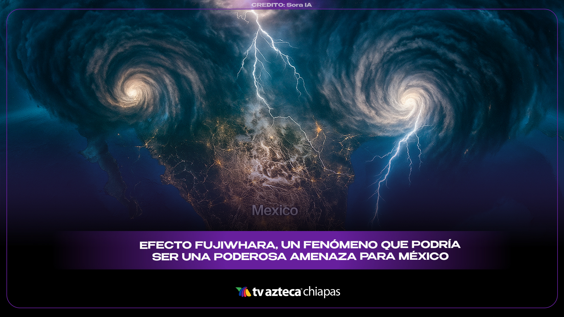 ¿Qué es el efecto Fujiwhara y cómo puede afectar a México?