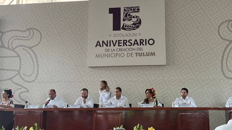 EN VIVO Conmemoran el 15 Aniversario de la creación de Tulum como municipio