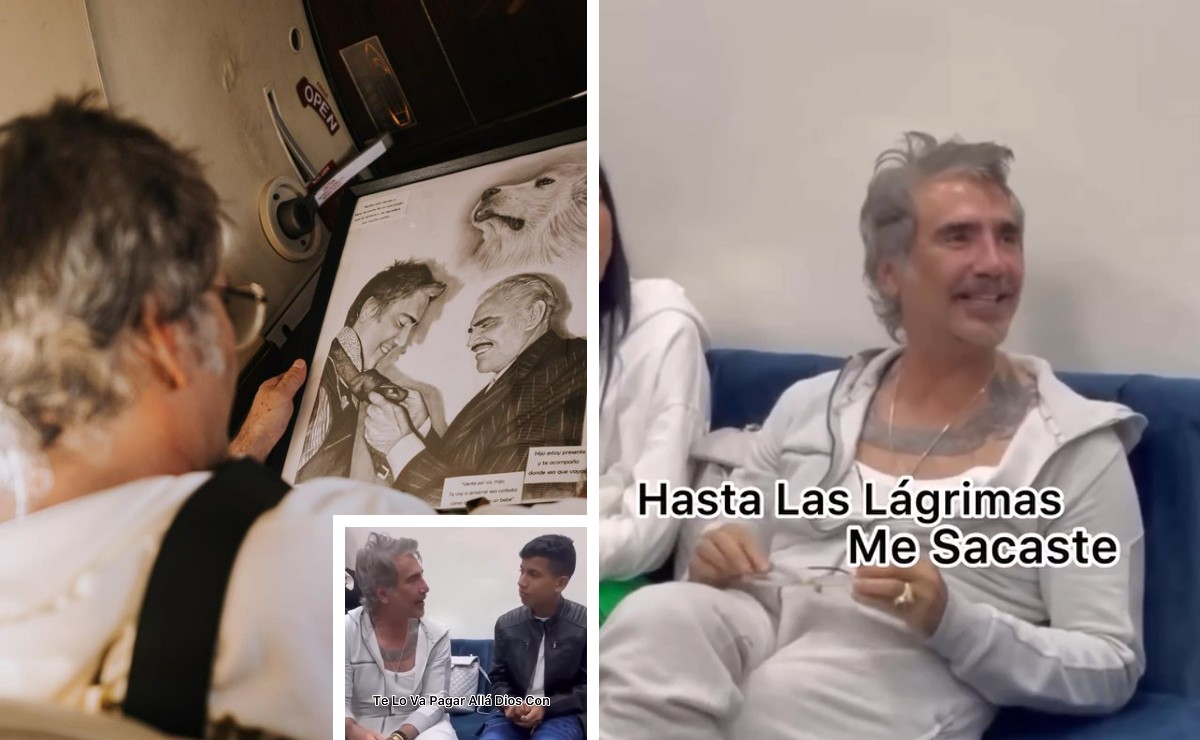 Alejandro Fernández llora al recordar a su padre antes de concierto