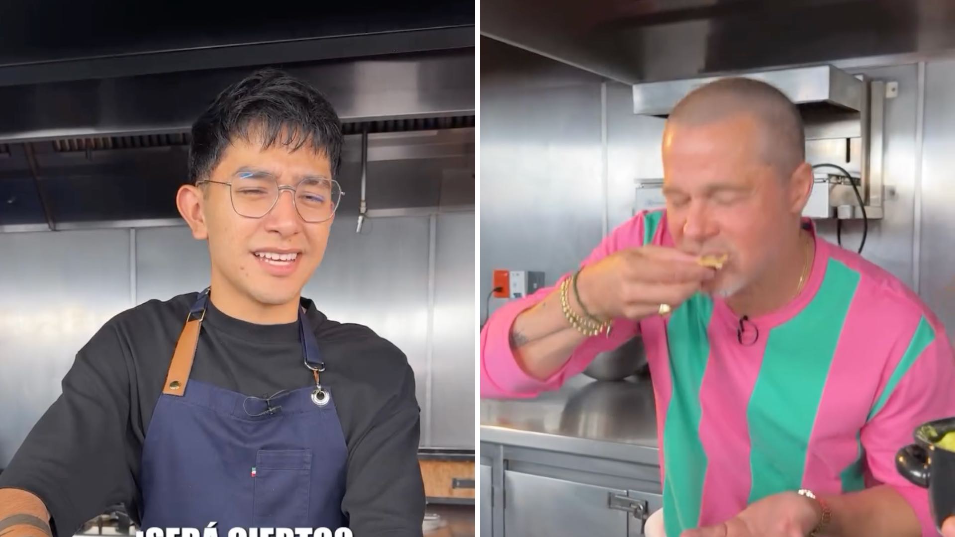 ¿"Chef en Proceso" cocinó junto a Brad Pitt?