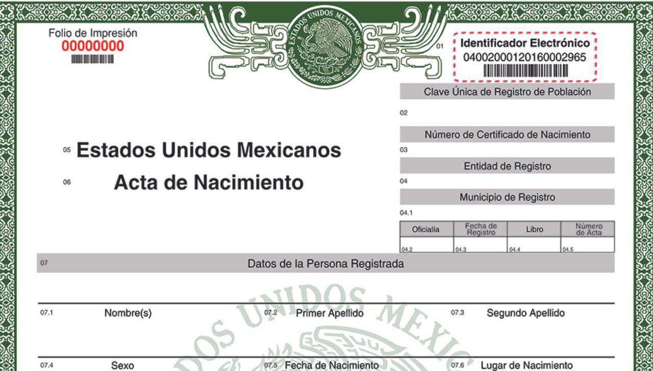 Cómo descargar un acta de nacimiento, matrimonio o defunción en línea