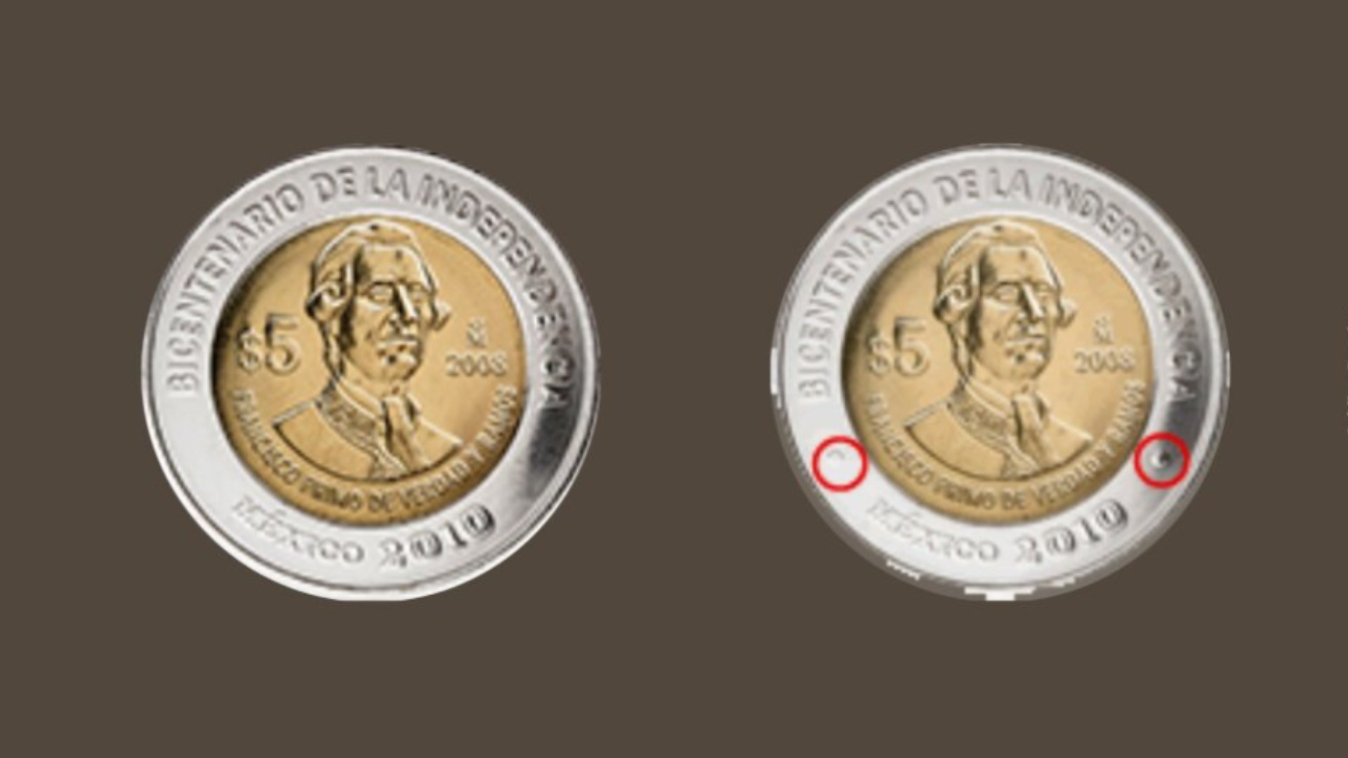 ¿Cuál es la moneda de 5 pesos que se vende en 1,000,000?