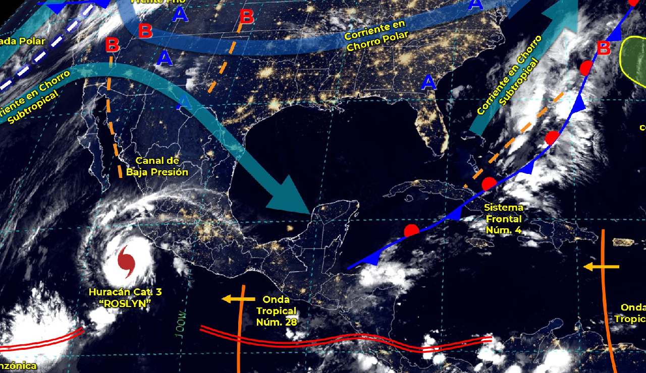 Clima en Quintana Roo, Yucatán y Campeche este 22 de octubre