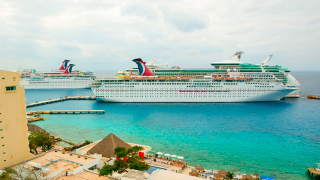 Caribe Mexicano es el destino favorito de los cruceros