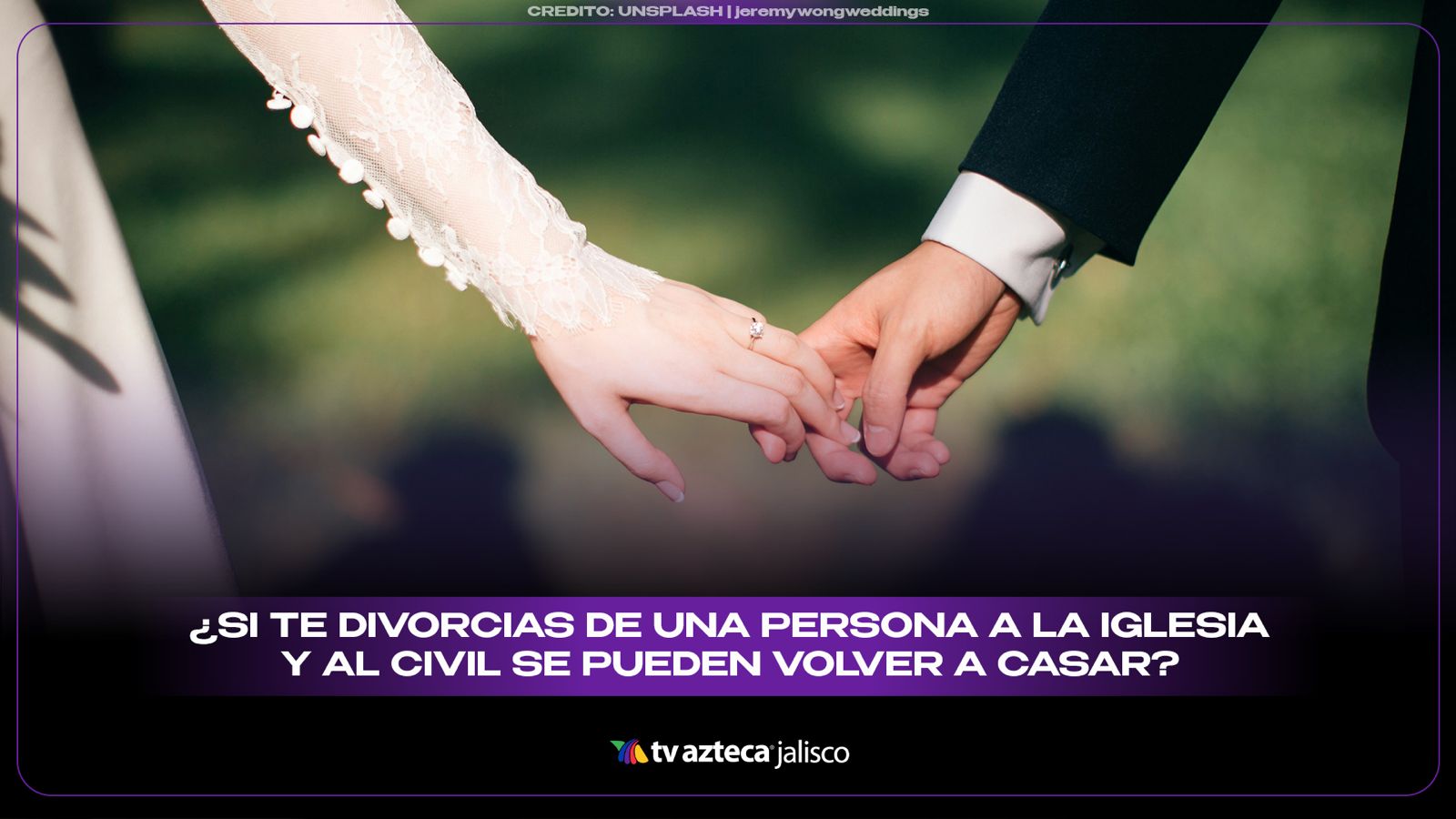 ¿Si te divorcias de una personas a la iglesia y al civil te puedes ...