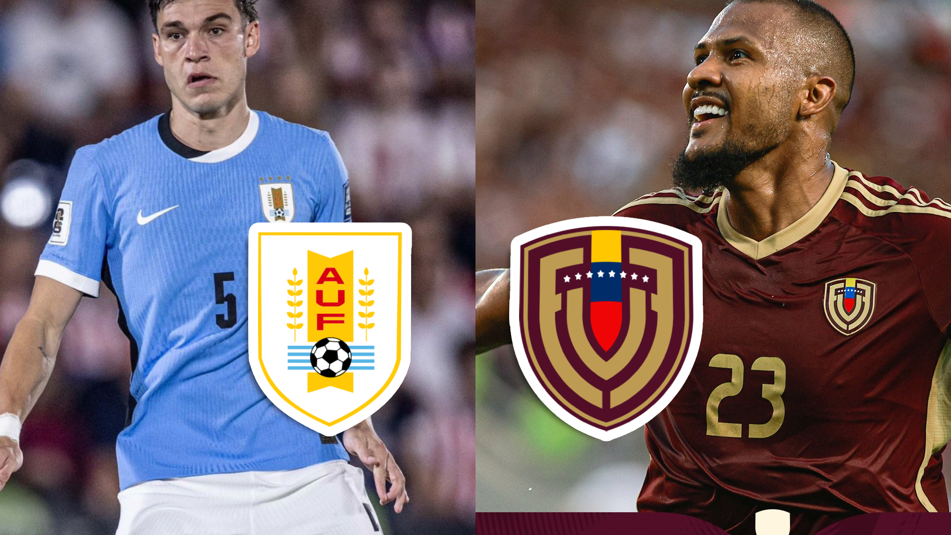 Uruguay vs Venezuela: A qué hora y dónde ver HOY el partido de Eliminatorias al Mundial 2026