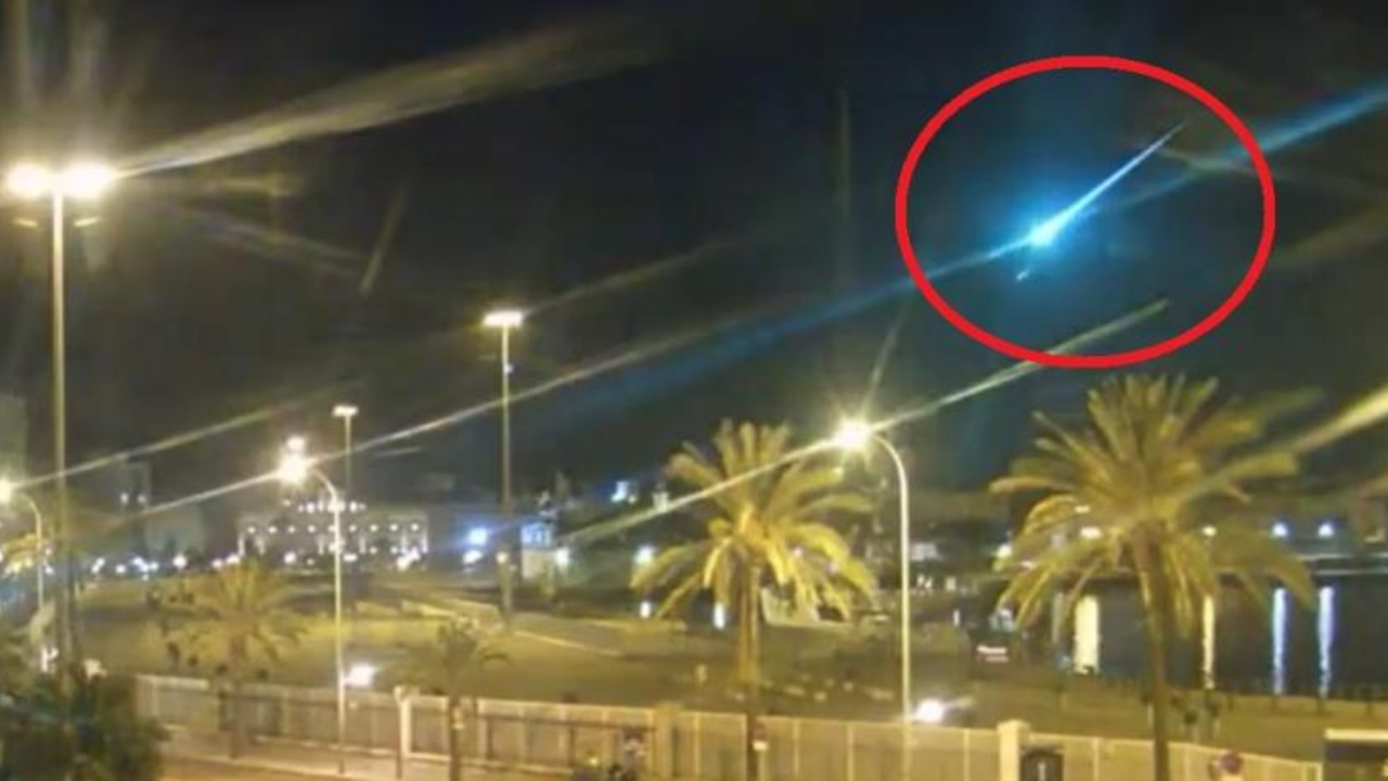 VIDEO | Meteorito iluminó el cielo de España y Portugal
