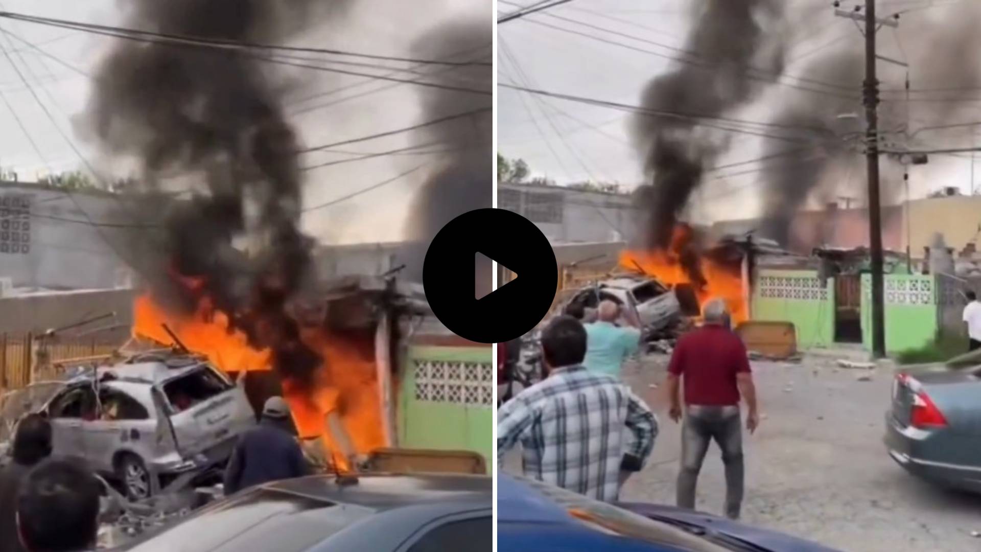 Video explosión por fuga de gas en Tamaulipas