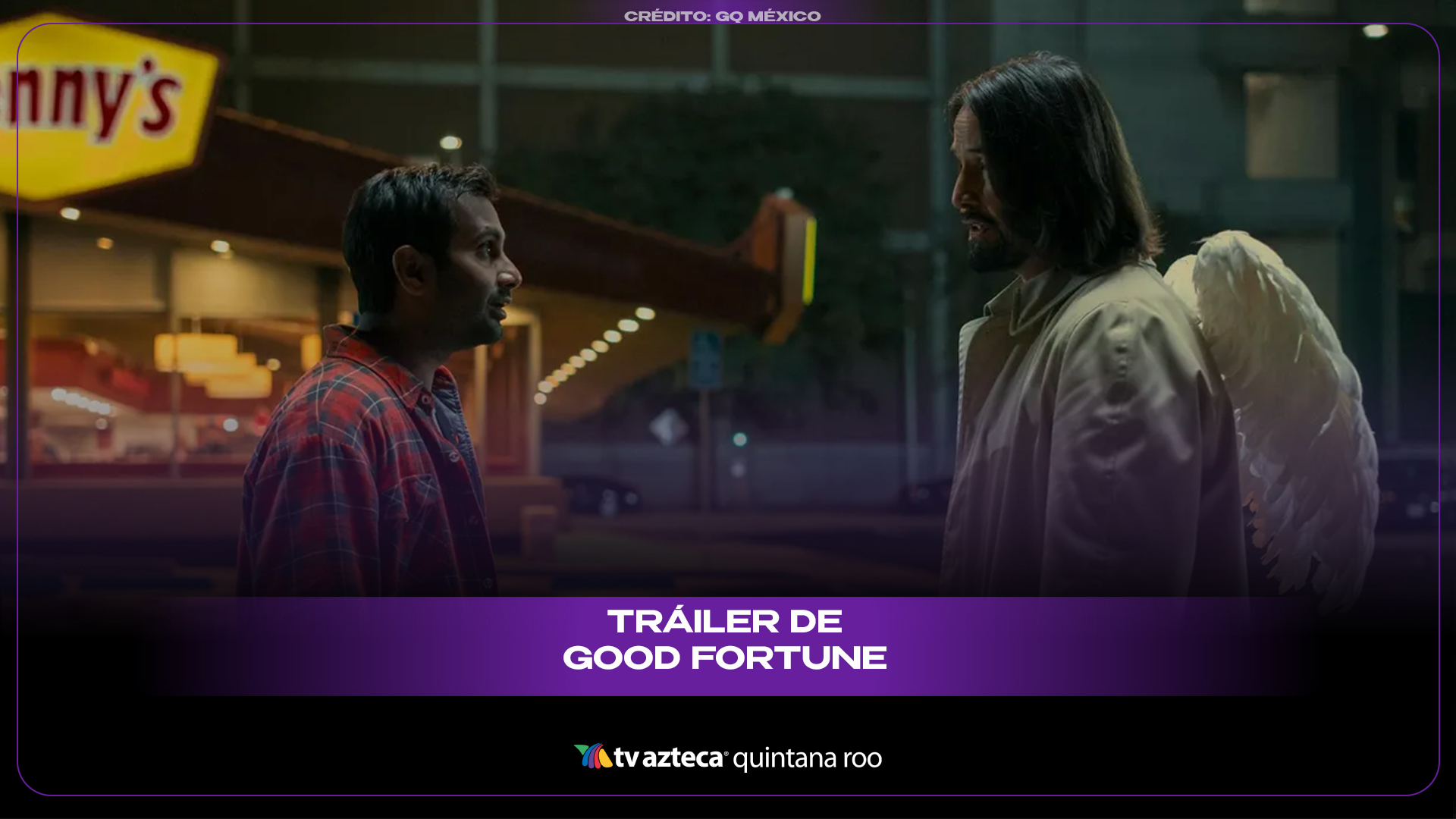 Tráiler de Good Fortune 2025 Keanu Reeves como ángel