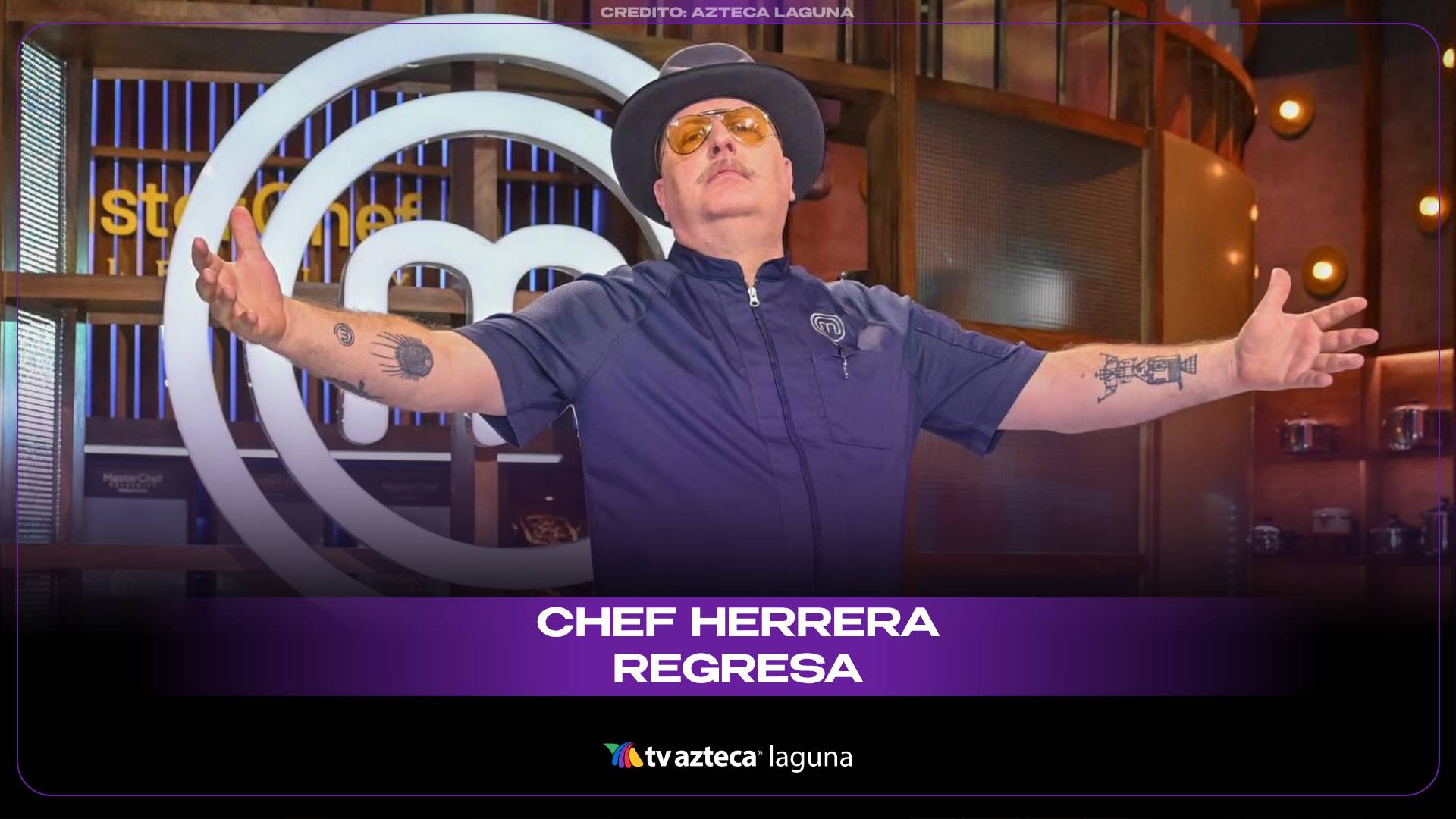 Adrián Herrera regresa con su característico carácter a MasterChef 2025