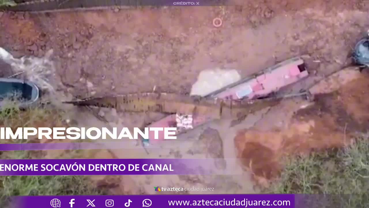 Evacúan a 15 personas por colapso de canal y desbordamiento de agua