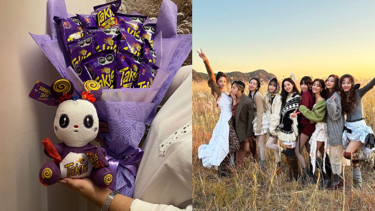 Fans regalan original ramo al grupo de K-Pop Twice; La banda de K-Pop se llevó su dotación de ...