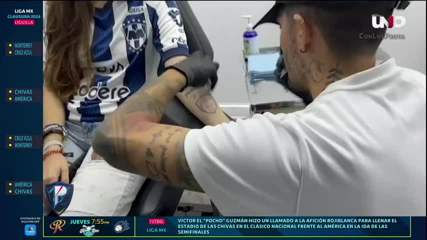 Ella es la más fan de los Rayados de Monterrey