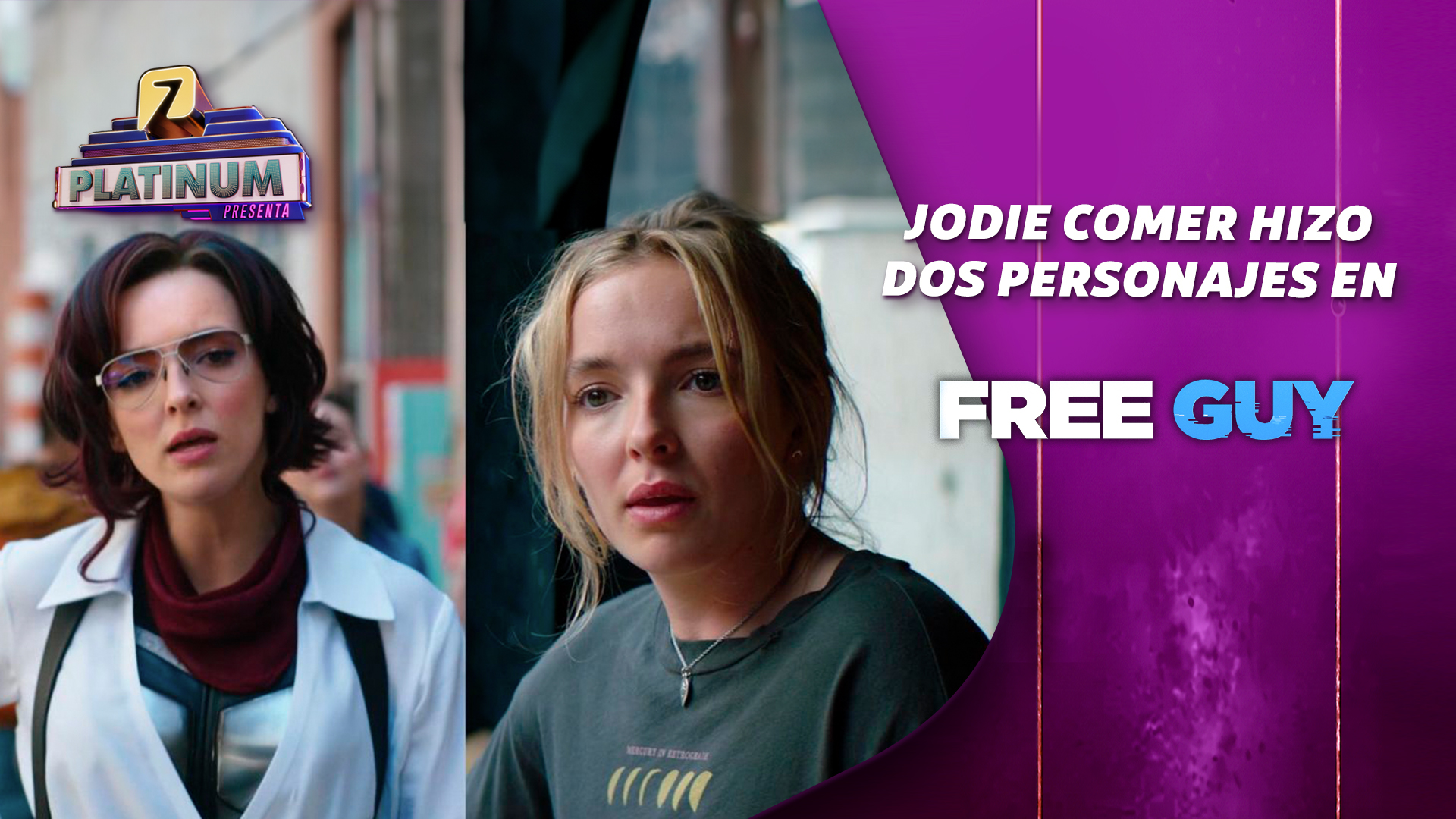 Free Guy: Jodie Comer, su doble personaje y más curiosidades