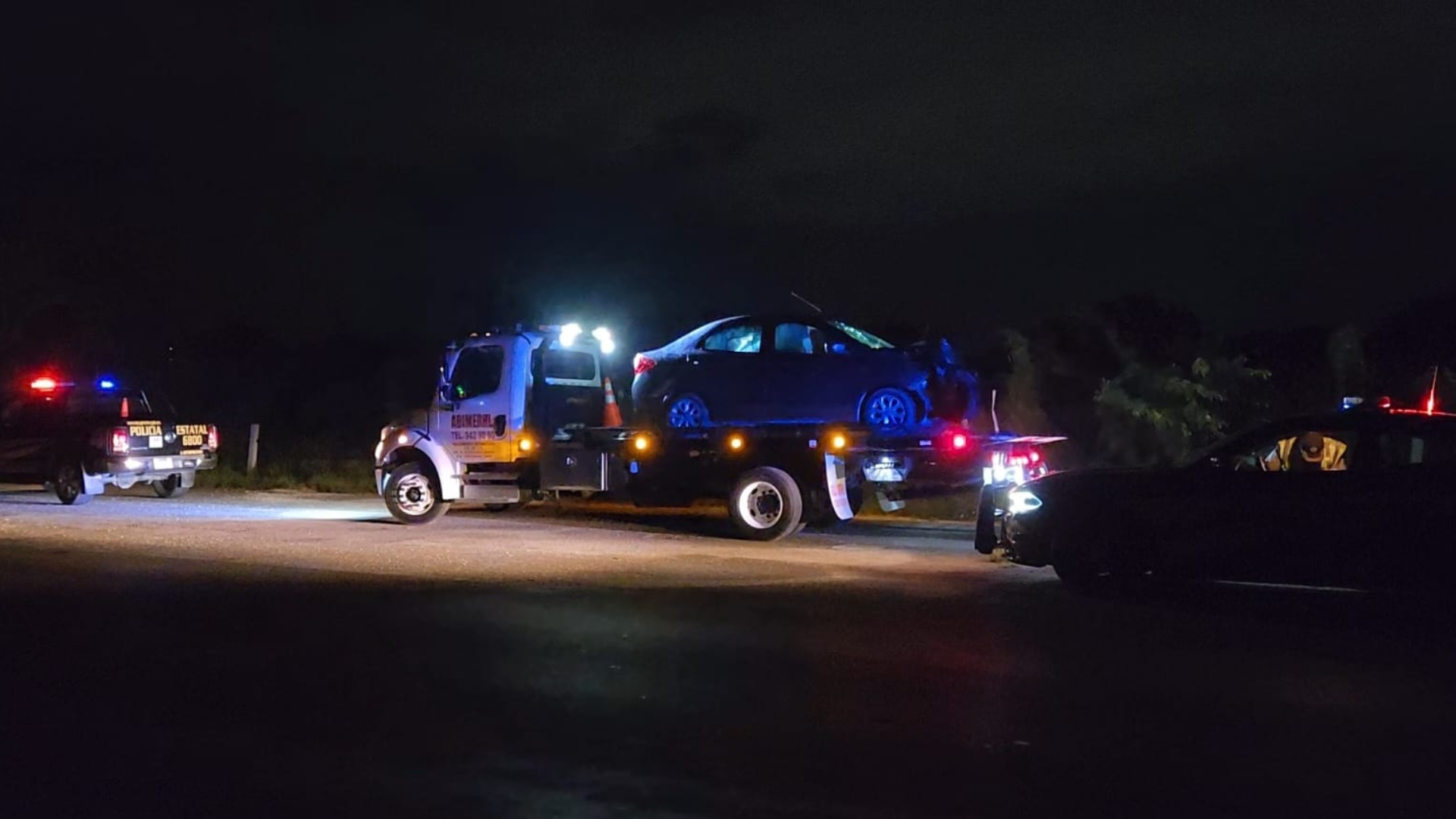 Fuerte accidente en la carretera a Chablekal; conductor se estampó ...