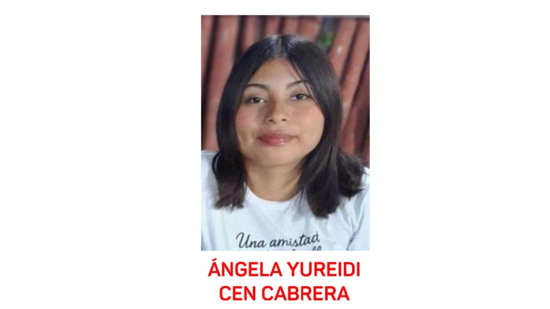 Desaparición de Ángela Yureidi activa Alerta Amber en Yucatán