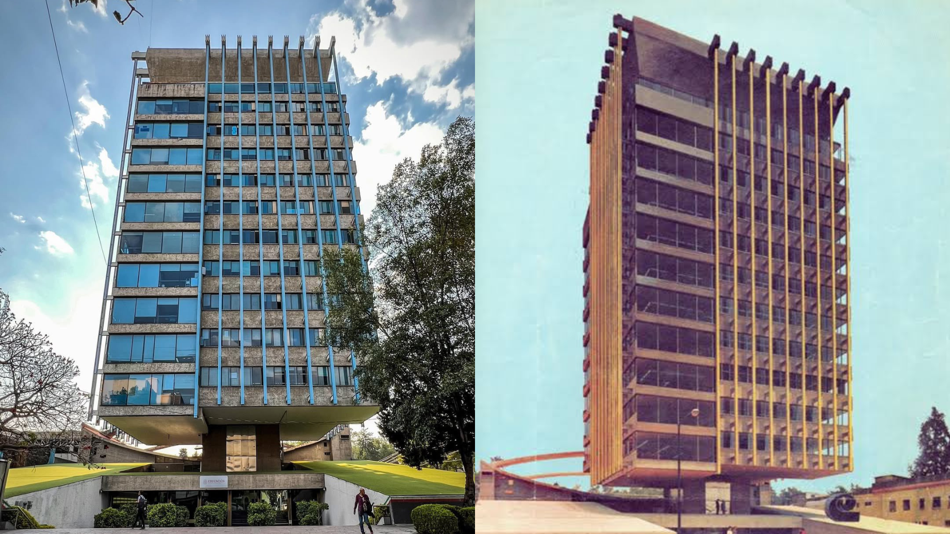 ¿Está flotando? El edificio Celanense de la Cuidad de México