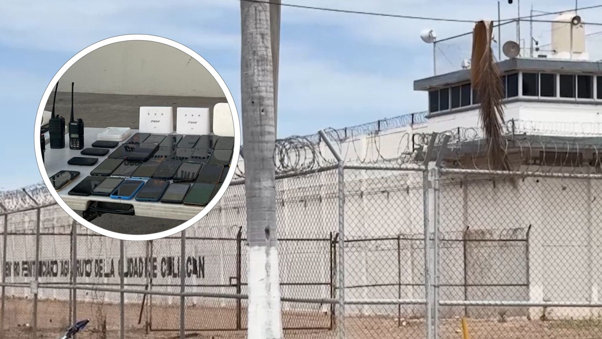 Encuentran celulares, módems, armas blancas y más, en Penal de Aguaruto; esto decomisaron