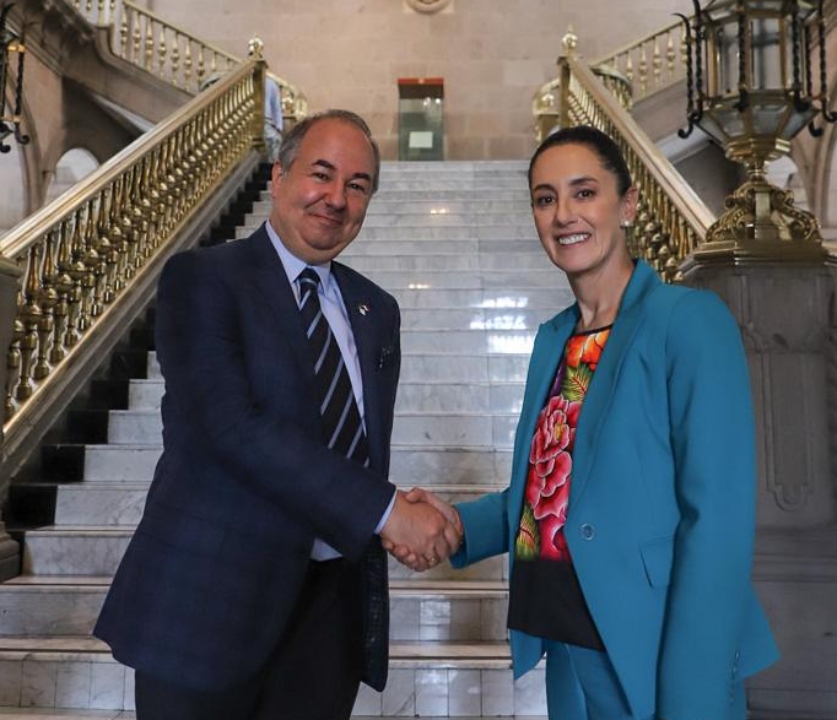 Embajador de Israel en México visita a Claudia Sheinbaum