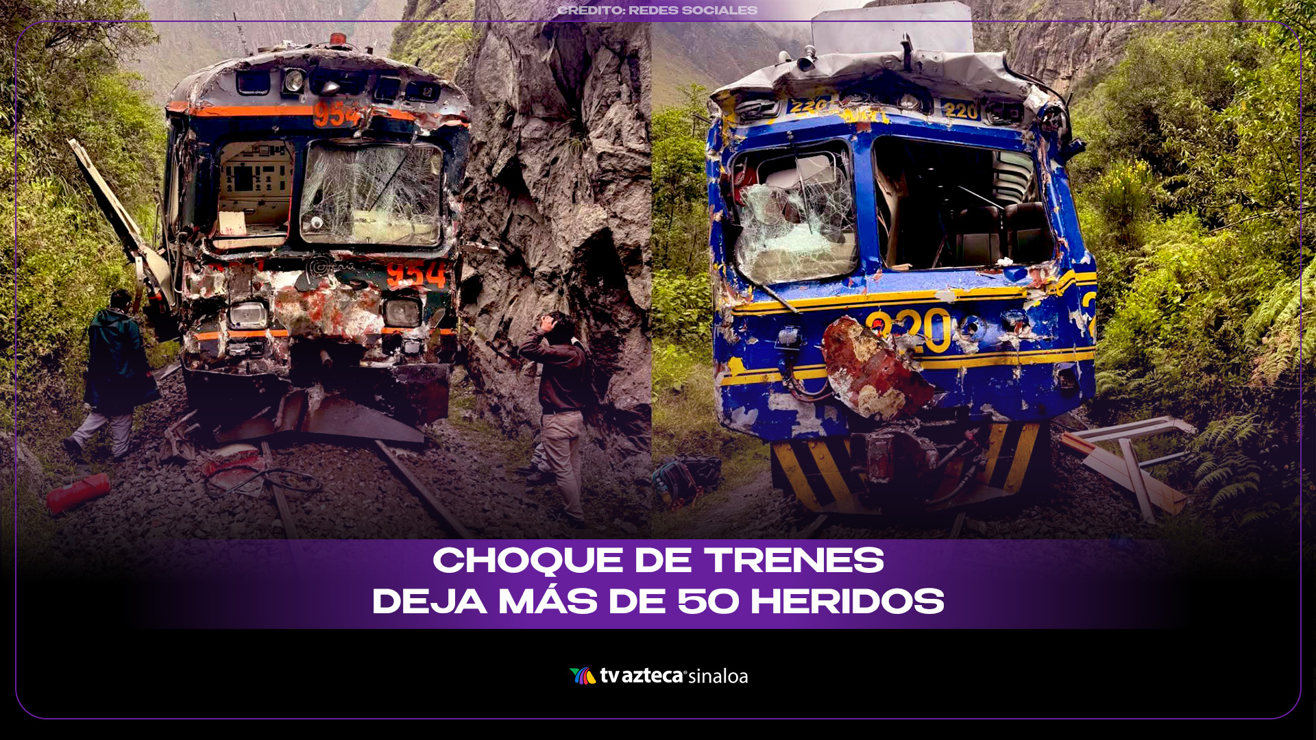 Dos trenes chocan de frente y dejan más de 50 heridos (VIDEO)