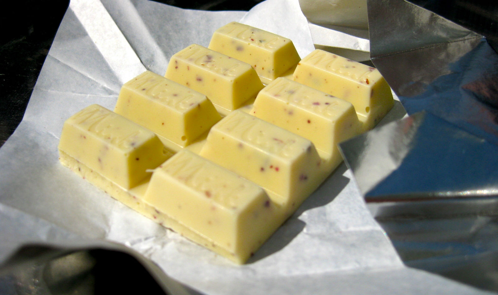 El chocolate blanco no existe