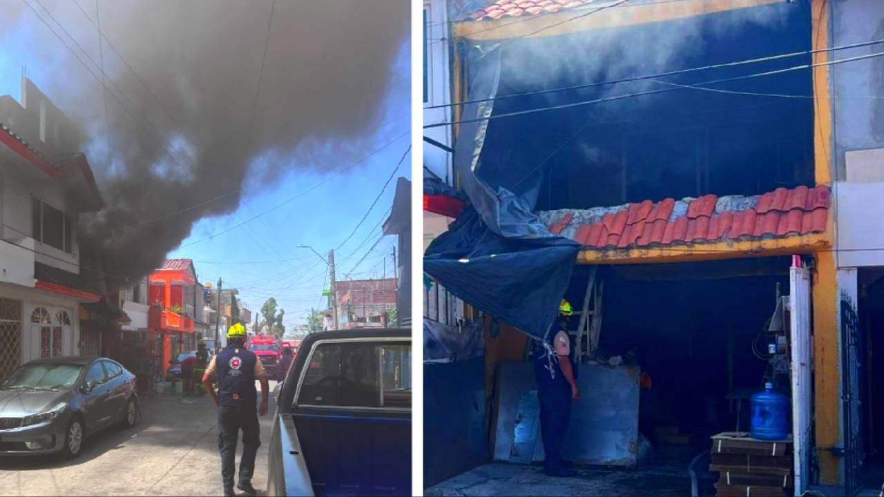 Incendio fábrica de zapatos Lomas de la Trinidad. León, Guanajuato 14 ...