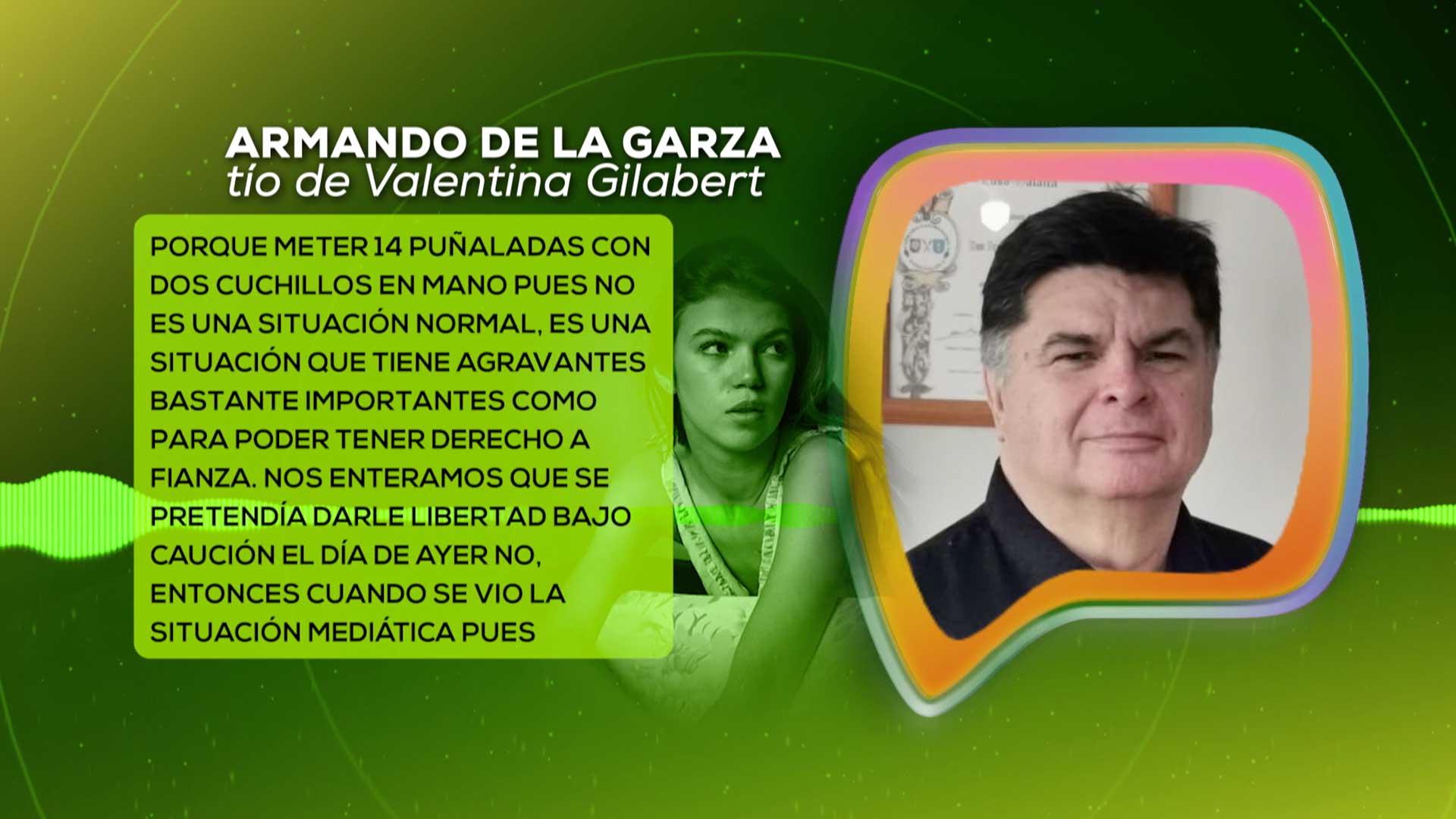 Tío de Valentina Gilabert asegura que hay testigos del ataque a su sobrina