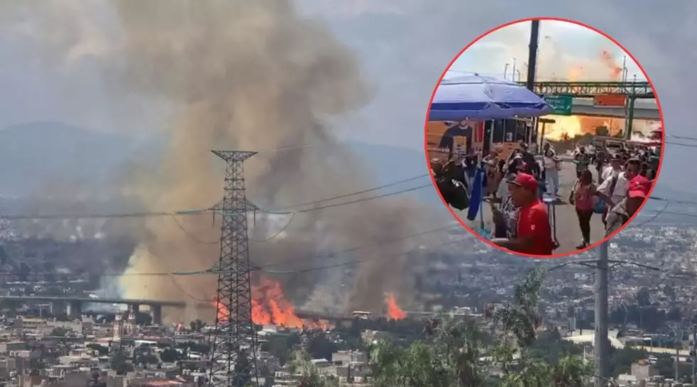 Explosión de pipa de gas en Puente de CDMX