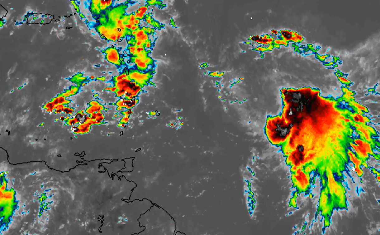¡IMPRESIONANTE! Así se ve la tormenta tropical Jerry desde el espacio