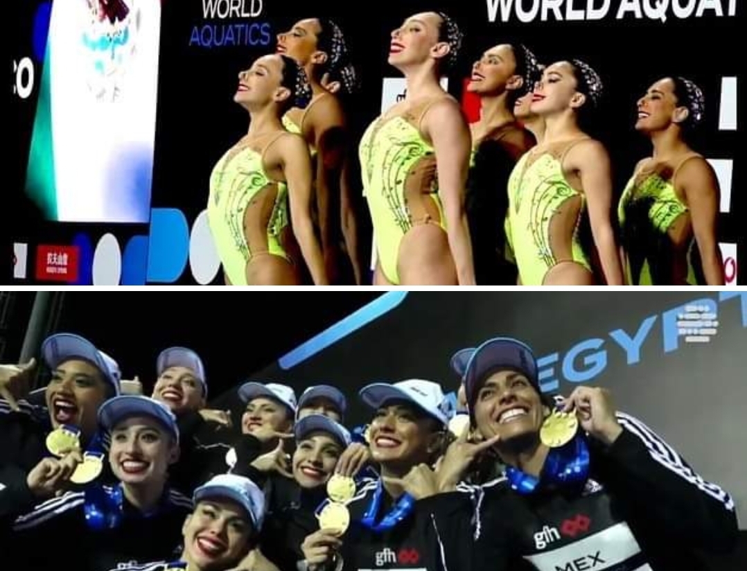 Selección Mexicana de nado sincronizado gana medalla de oro