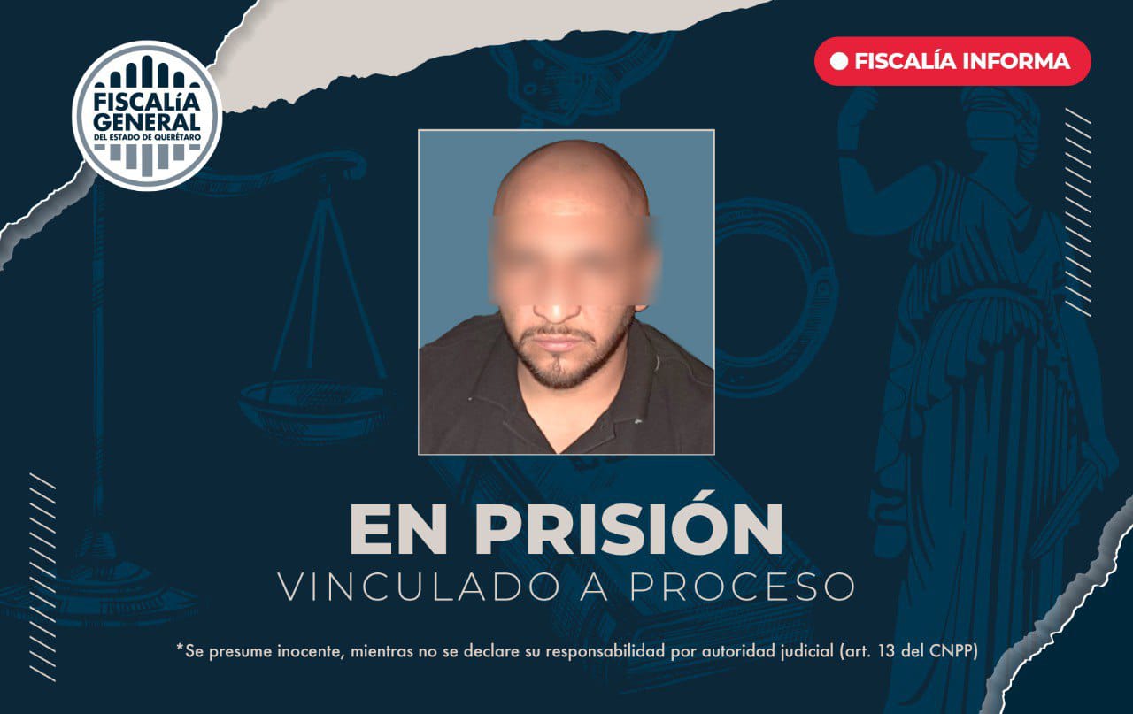 Hombre vinculado a proceso por homicidio en Querétaro
