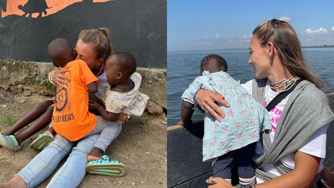Española “adopta” a 32 niños en Uganda; les ayuda con una fundación