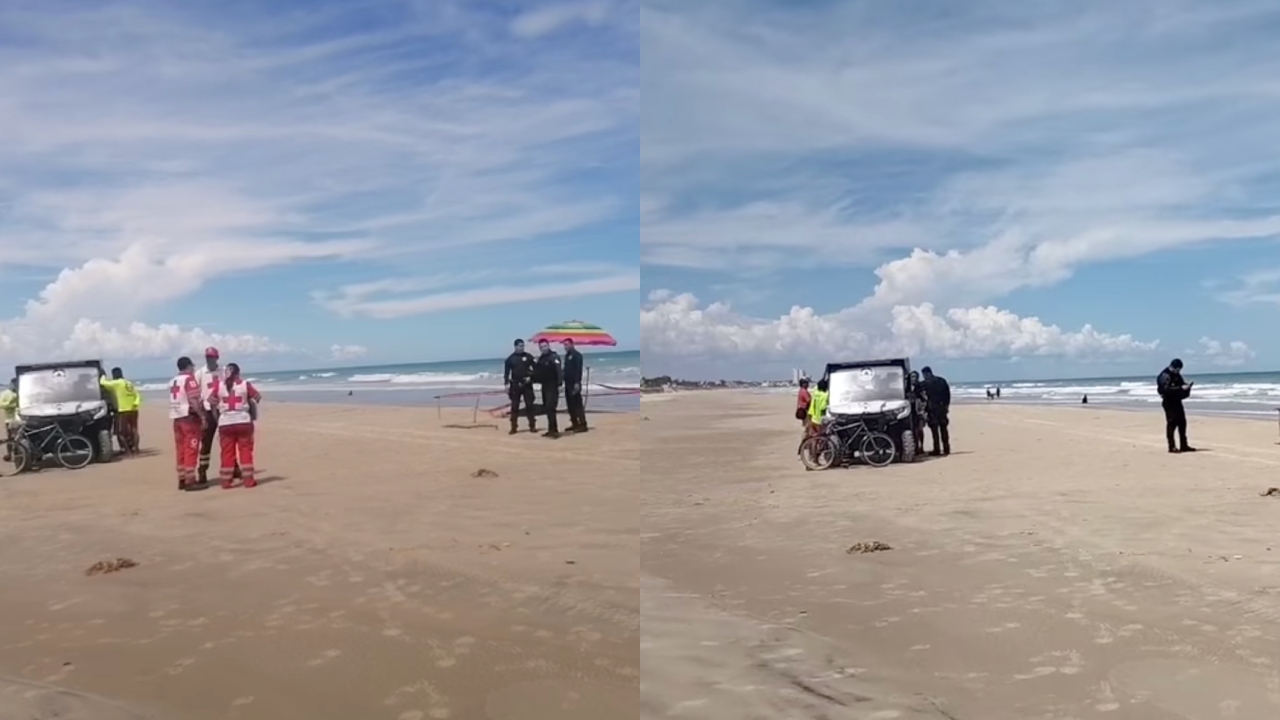 Muere ahogado al tratar de salvar a una mujer en playa de Tamaulipas