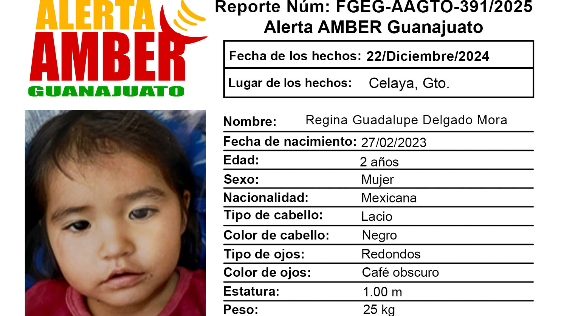 Desaparecidos Guanajuato: ¿Quién es Regina Guadalupe Delgado Mora y qué ...