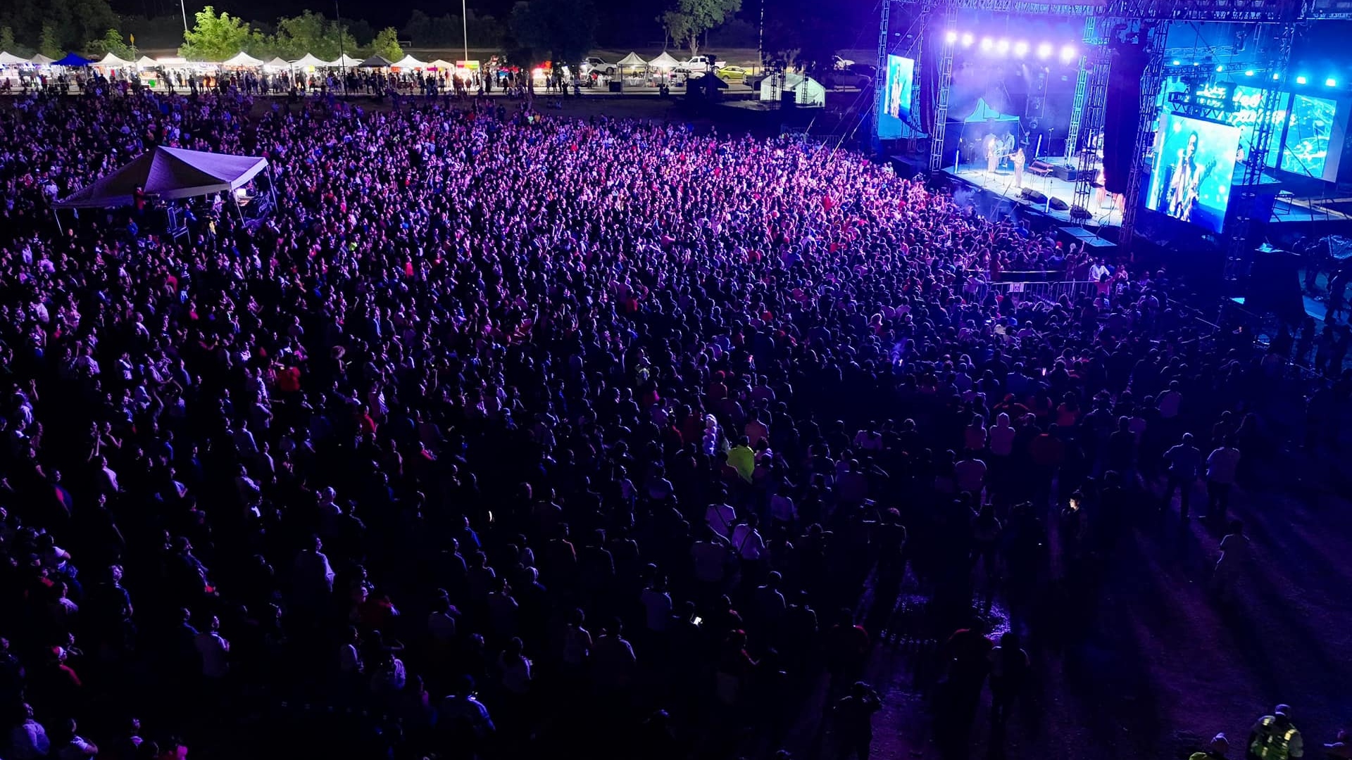 Así se vivió del Concierto de Los Ángeles Azules en Playa del Carmen; video
