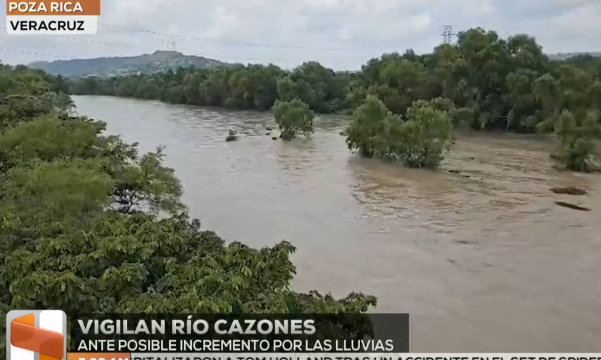 Vigilan río Cazones por lluvias al Norte de Veracruz