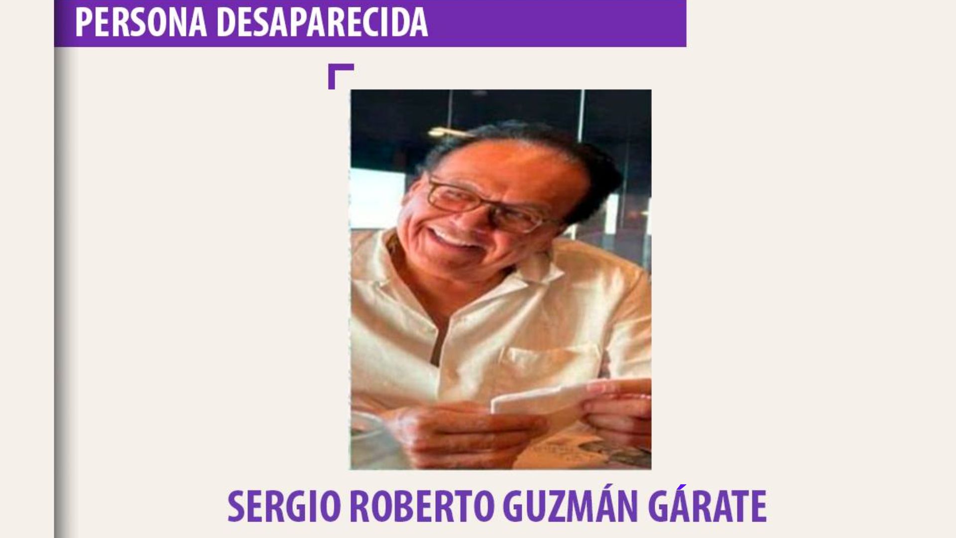 Buscan a Sergio Roberto Guzmán en Mazatlán ¡Tiene 5 días desaparecido!