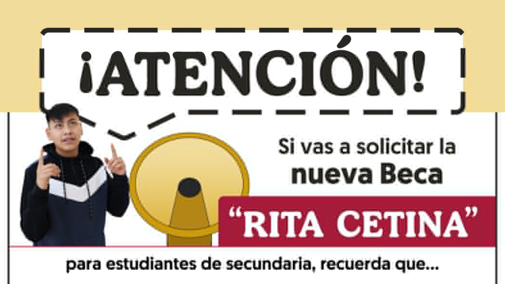 Beca Rita Cetina: ¿Cómo descargar tu comprobante de registro?