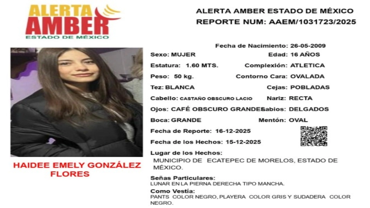 Activan Alerta Amber Urgente HOY: Desaparecen dos menores en el Edomex ...