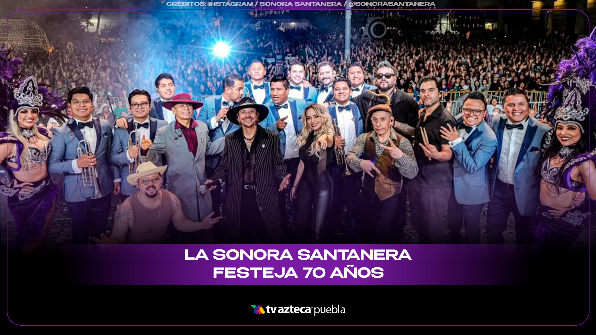 70 años de La Sonora Santanera música tropical México