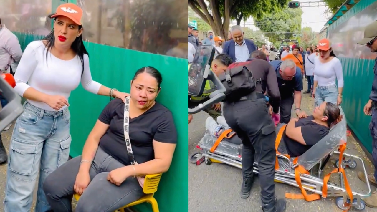Sandra Cuevas exhibe golpiza a una servidora pública en la CDMX; acusa a Santiago Taboada